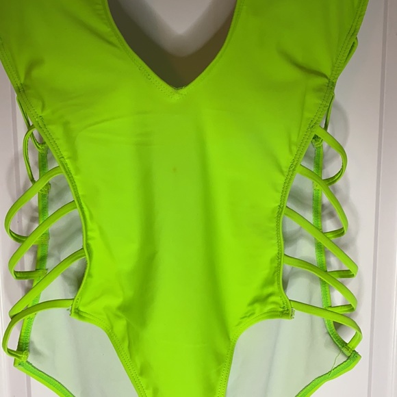 Amazon | Swim | Like New Neon Green Bathing Suit | Poshmark